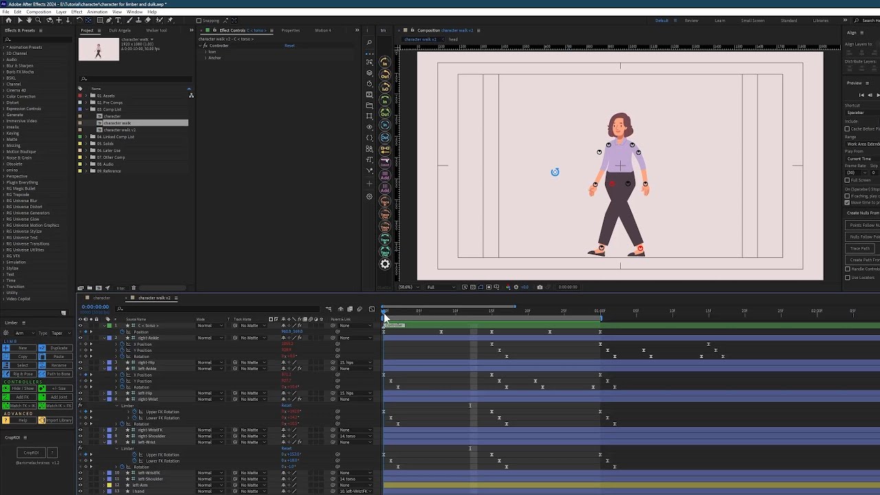 Watch me edit character rigging and animation from scratch | made by ...