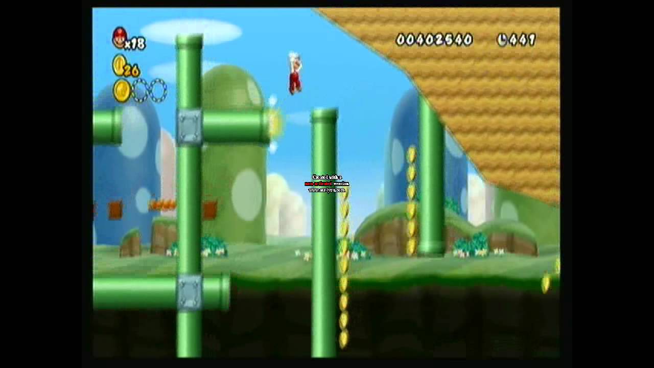 [SM:WJ] Piranha Pipeworks POC (Custom Level) - marionose1 - YouTube