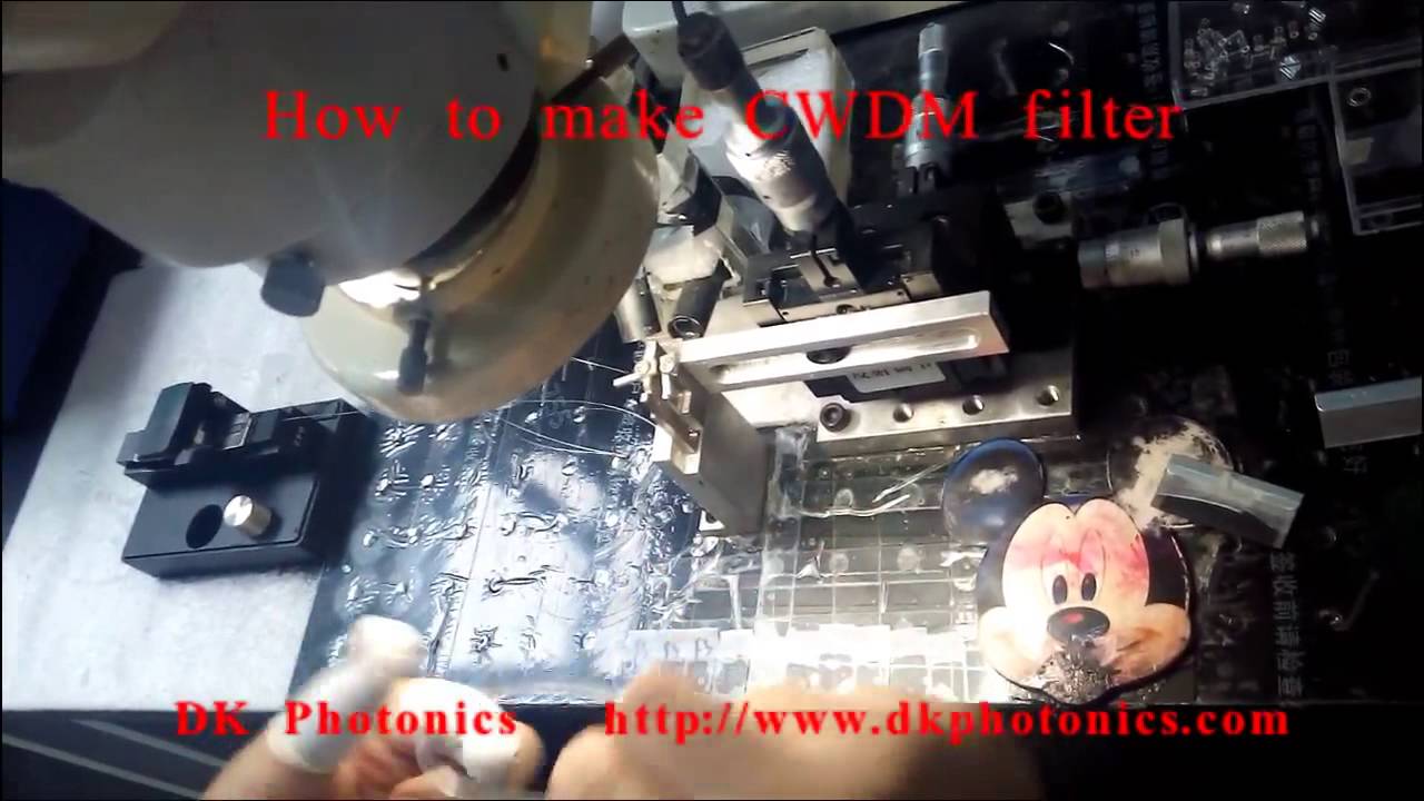 How to make CWDM filter - YouTube