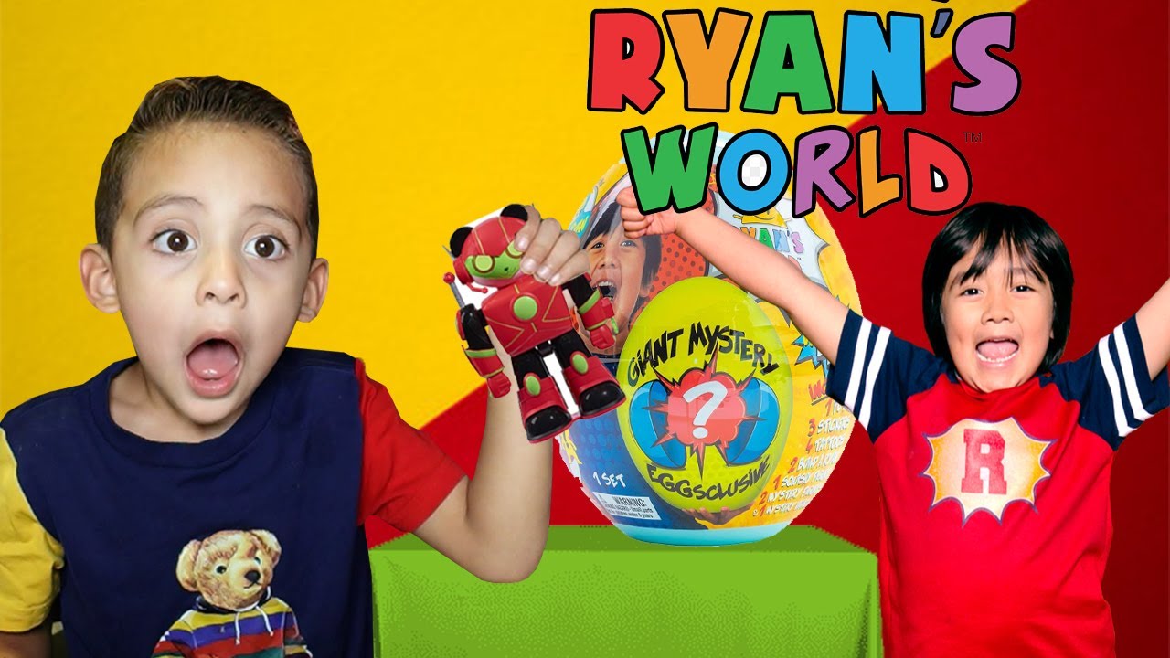 Abrimos el Huevo Sorpresa de Ryan's World | Dylan Juega - YouTube