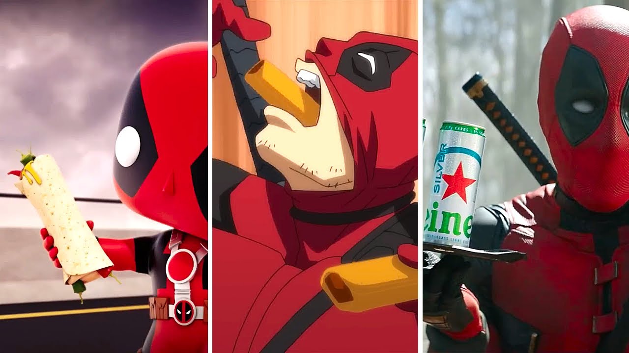 Evolution of DEADPOOL eating | 2010-2024 - YouTube