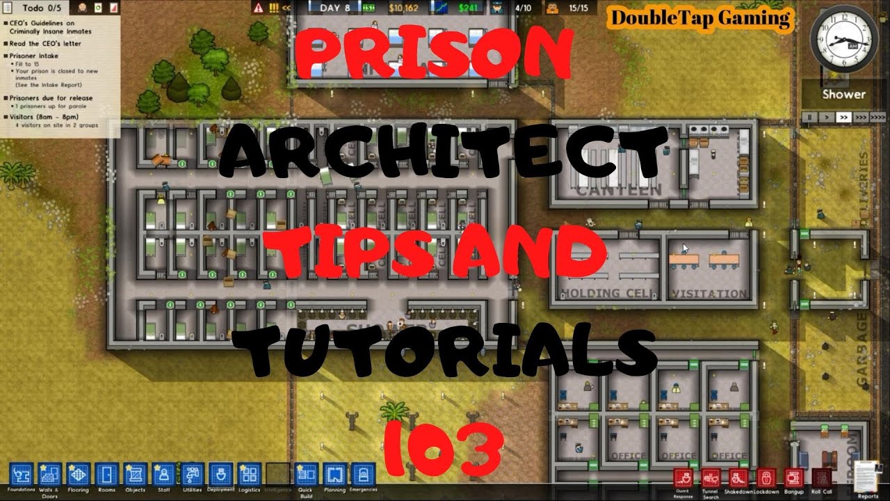 Prison Architect Tutorial - Prison Architect Tips - 103 - YouTube