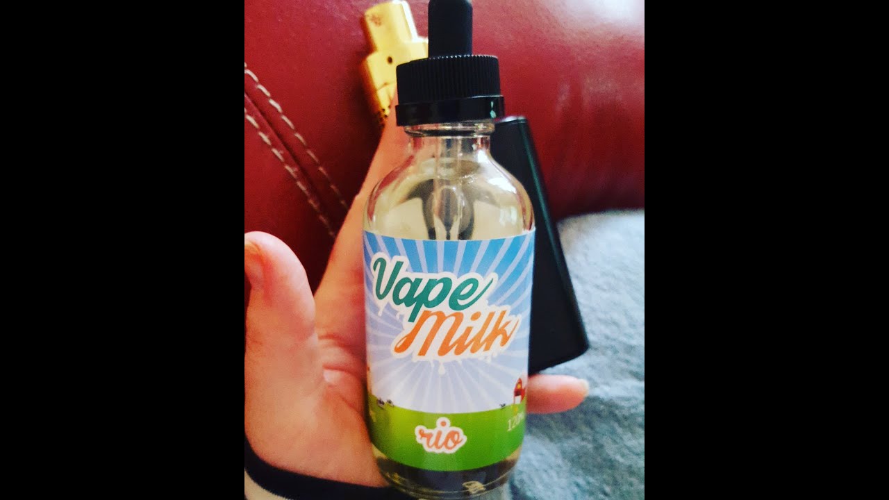 Vape Milk RIO Review Video 1 Flavor | Vape Girl Review - YouTube