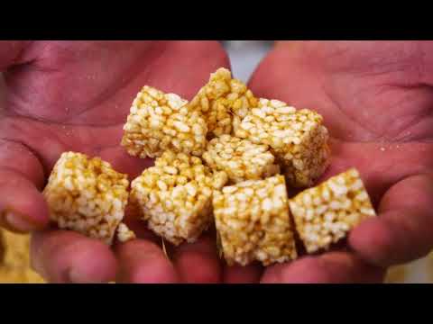 Japanease Traditional Rice Snack OKOSHI : Food in Tokyo - YouTube