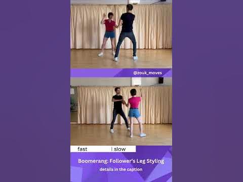 Boomerang with Follower's Leg Styling (@zouk_moves - Brazilian Zouk Moves Glossary) - YouTube