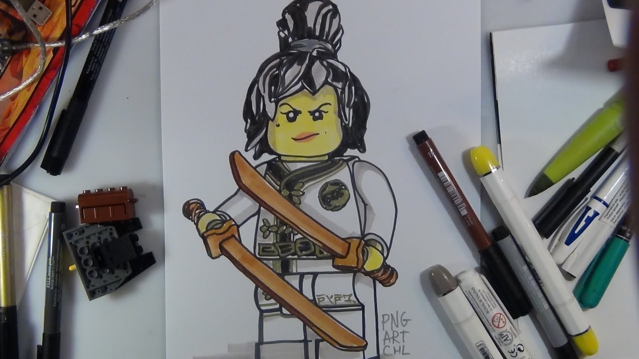 How to Draw Spinjitsu Training Nya - YouTube