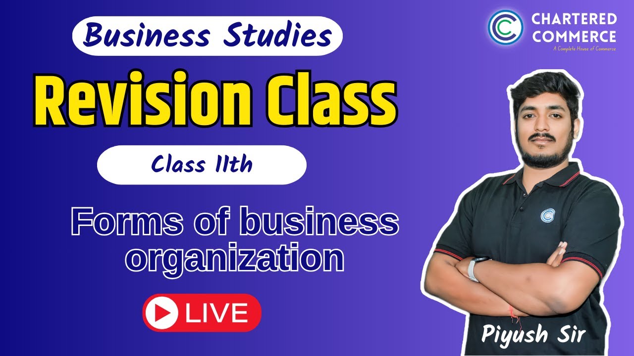 Forms of business organization | CBSE & BSEB | BUSINESS STUDIES ...