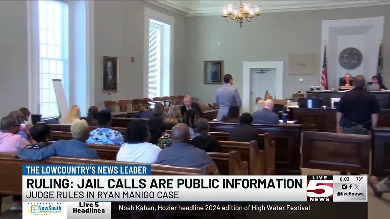 VIDEO: Judge rules Colleton Co. murder suspect jail calls are public ...