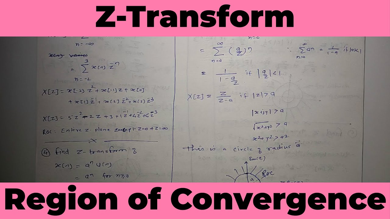 Region of Convergence (ROC) | Z-Transform | Signal and System / Signal ...