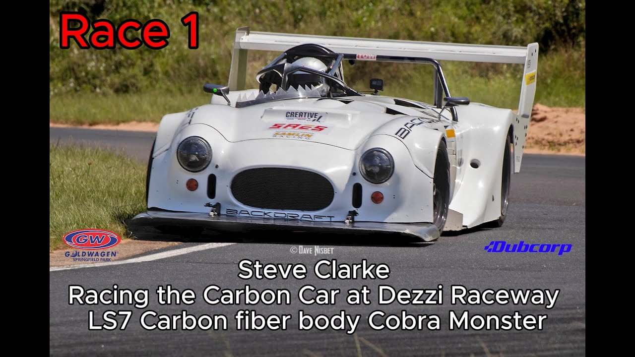 The LS7 Backdraft racing Carbon car at Dezzi Raceway for the first ...