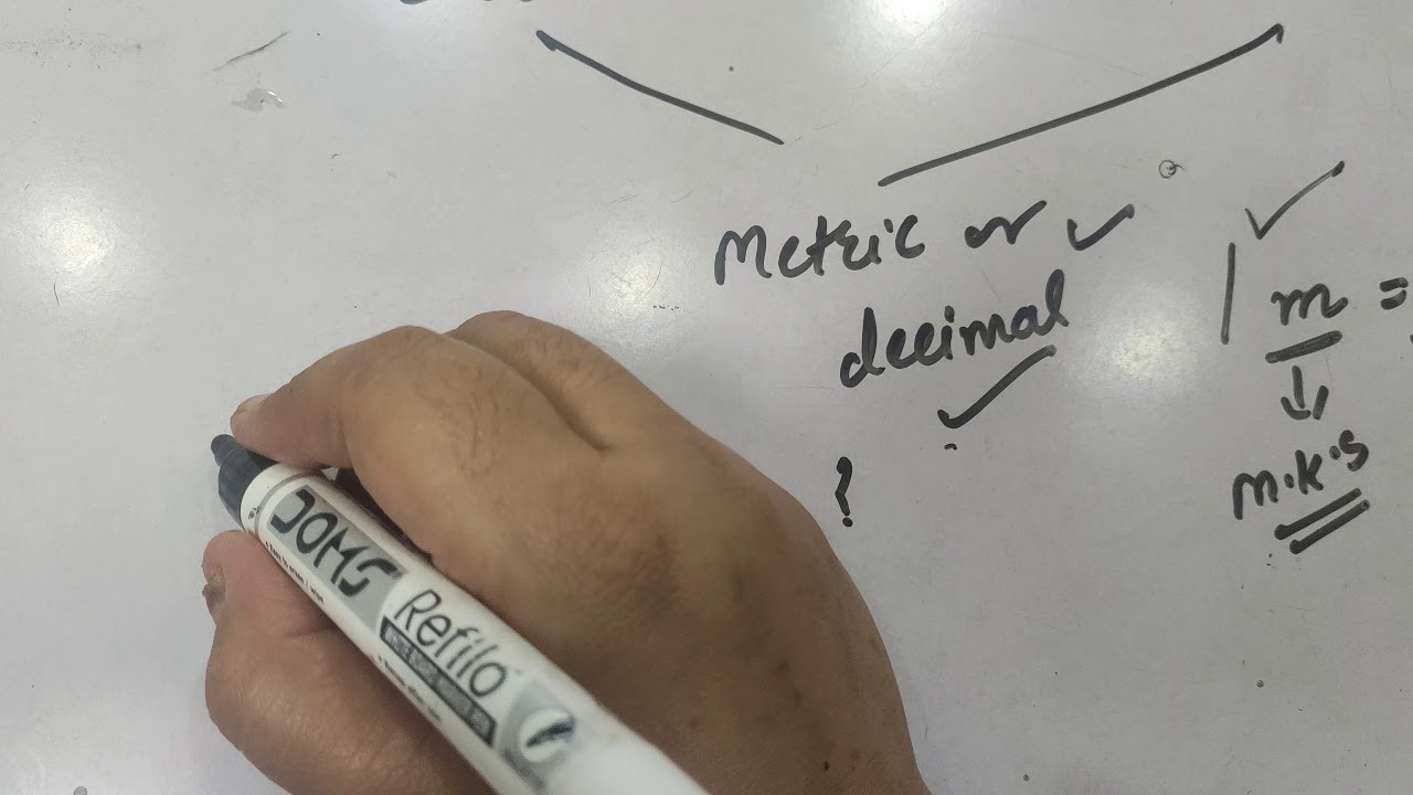 Comparison between cgs and mks system - YouTube