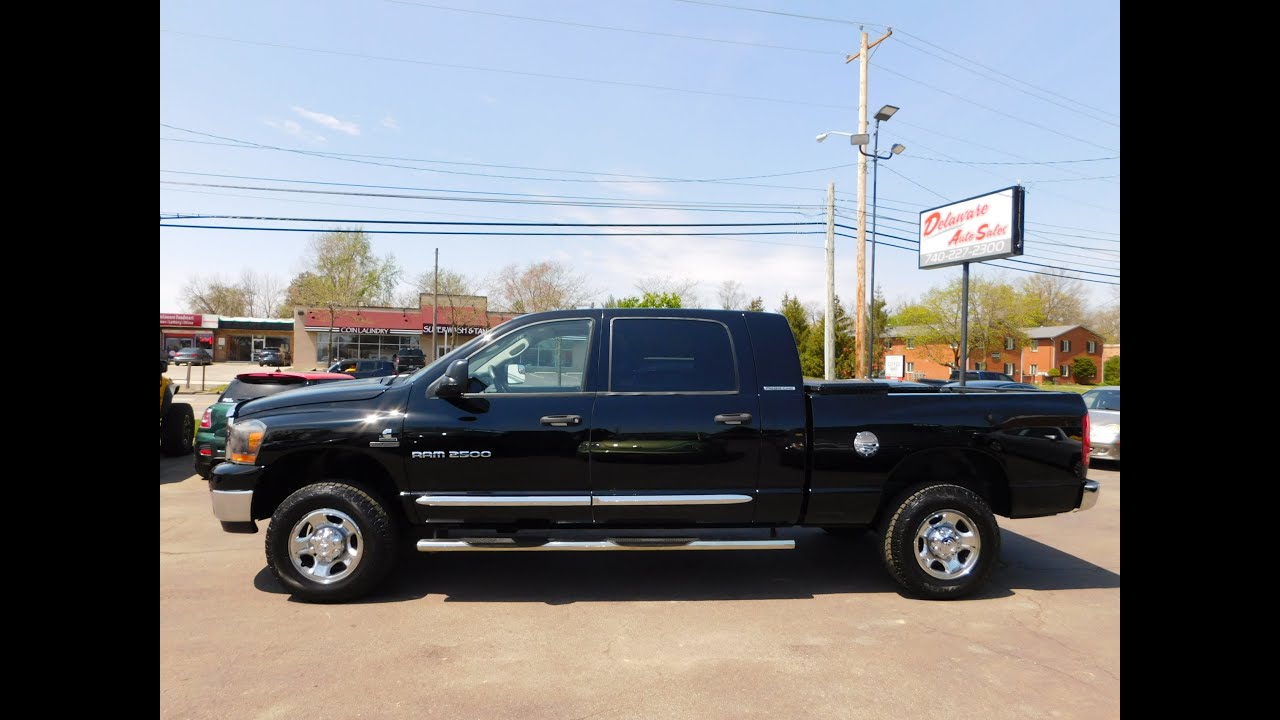 2006 Dodge Ram 2500 Mega Cab SLT 4X4 - 5.9L Cummins Turbo Diesel! One ...