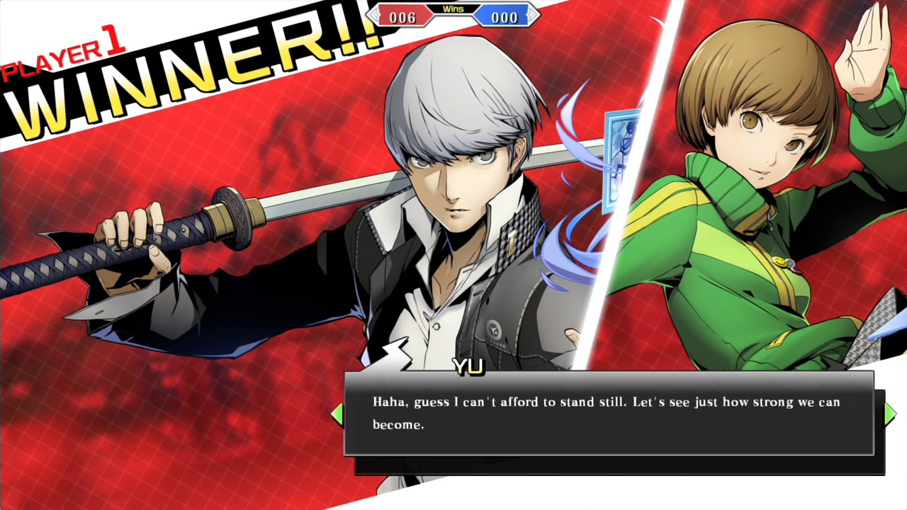 Blazblue: Cross Tag Battle - Yu All Unique Interactions and Win Quotes ...