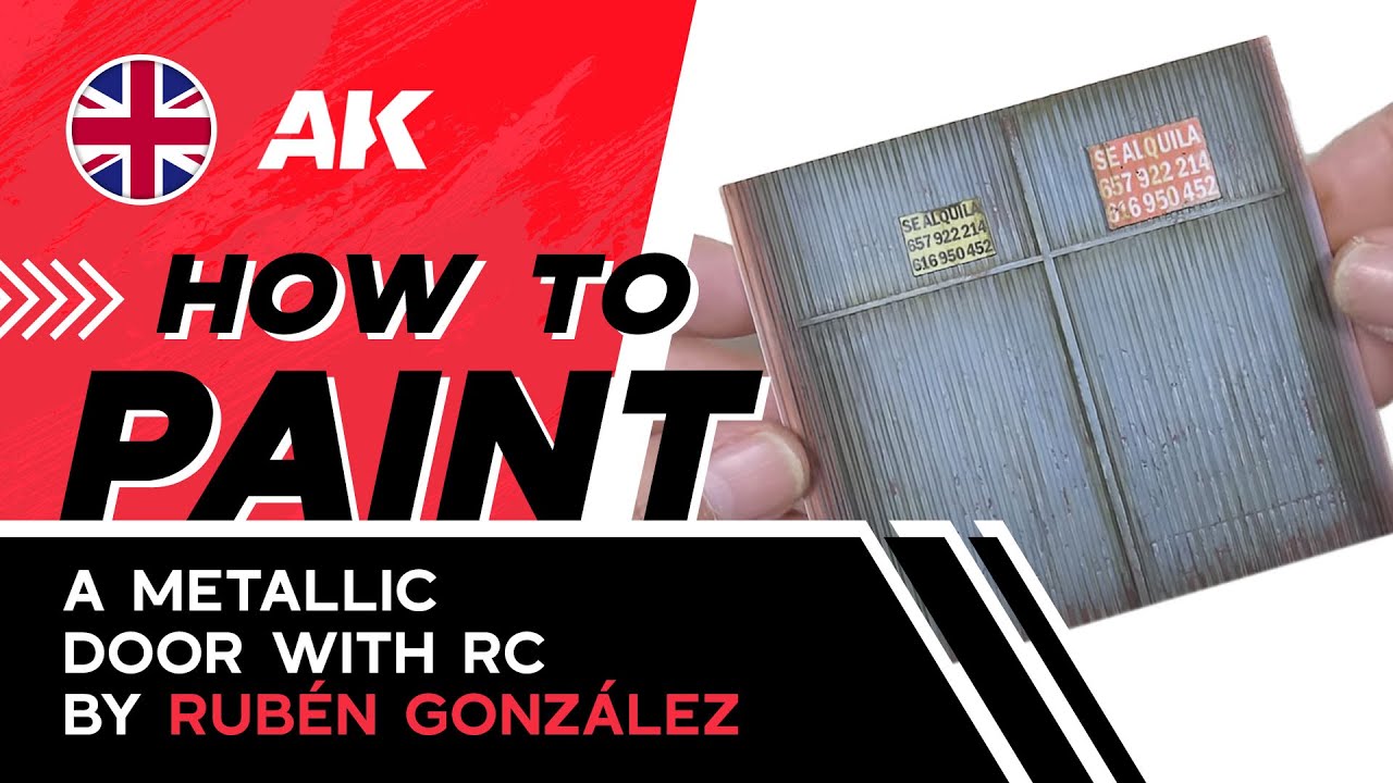 HOW TO PAINT A METAL DOOR COMBINING REAL COLOURS, ACRYLICS AND OILS BY ...