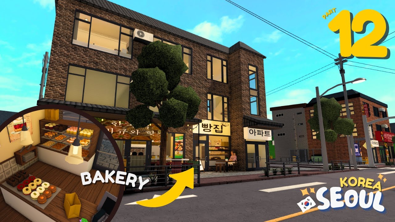 BLOXBURG: "SEOUL" KOREAN TOWN SERIES | Part 12: Korean Apartment ...
