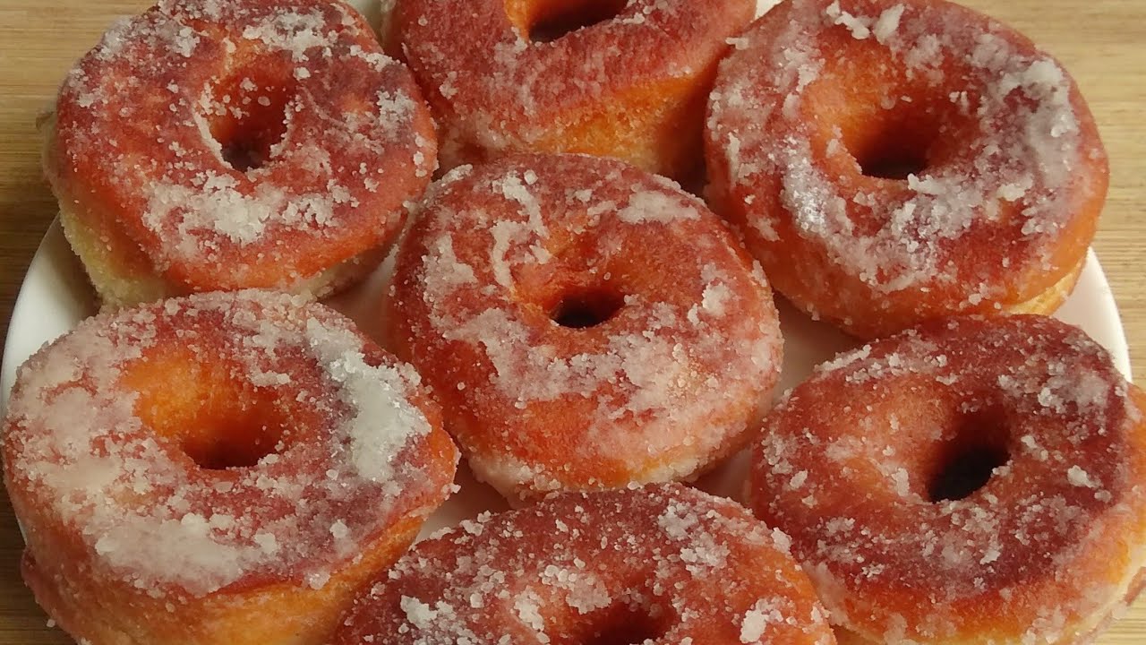 No Oven Eggless Donuts Recipe || Soft Donut || Bakery Style Doughnuts ...