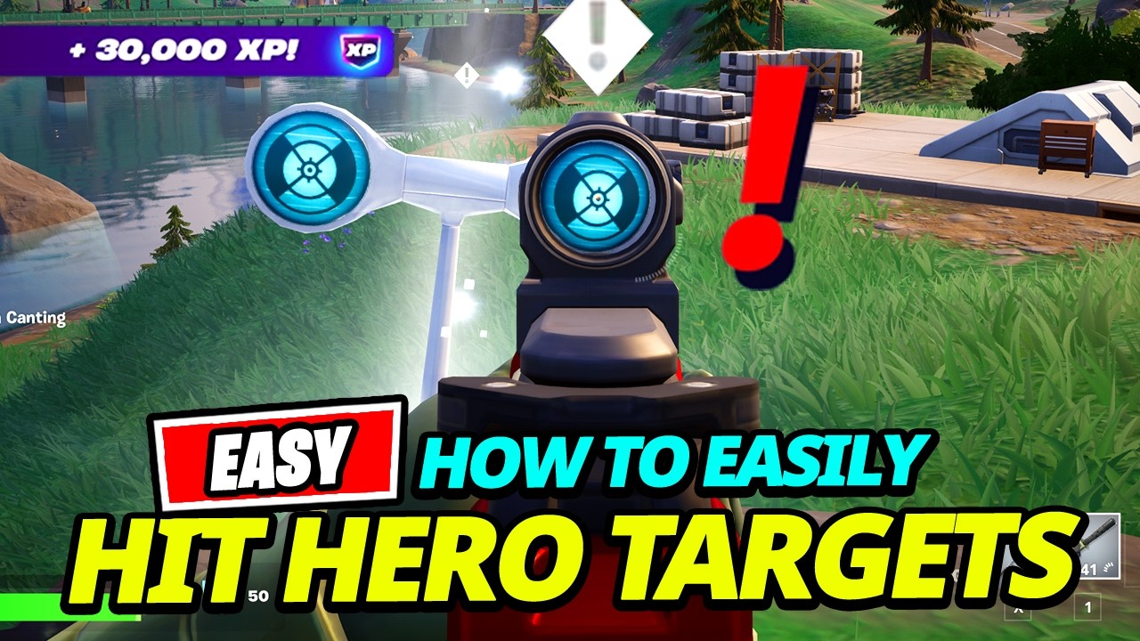 How to EASILY Hit Hero Practice Targets at Different hero training ...