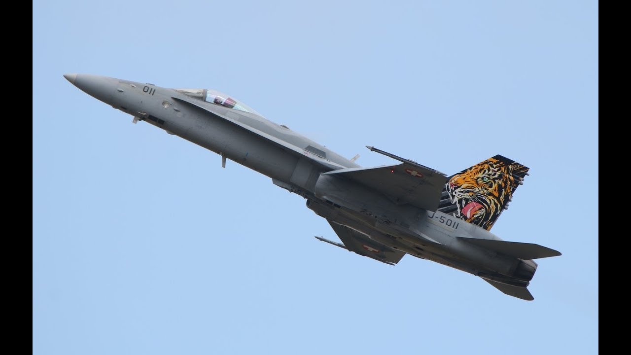 Swiss Air Force F18 Hornet at The Royal International Air Tattoo 2019 ...