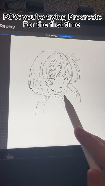Trying Procreate for the first time 🎨🖌️ #art #drawing #procreate #digitalart #artist - YouTube
