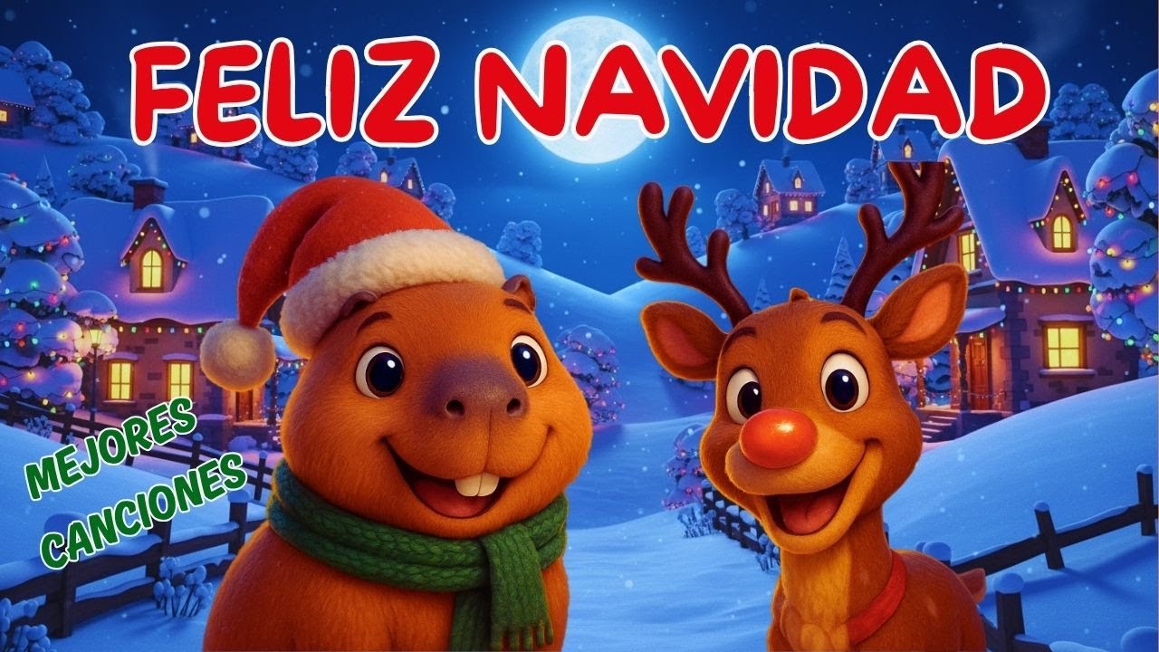 🎄🎁 MEJORES CANCIONES NAVIDEÑAS 2025 | Villancicos Infantiles 🎶 Celebra ...