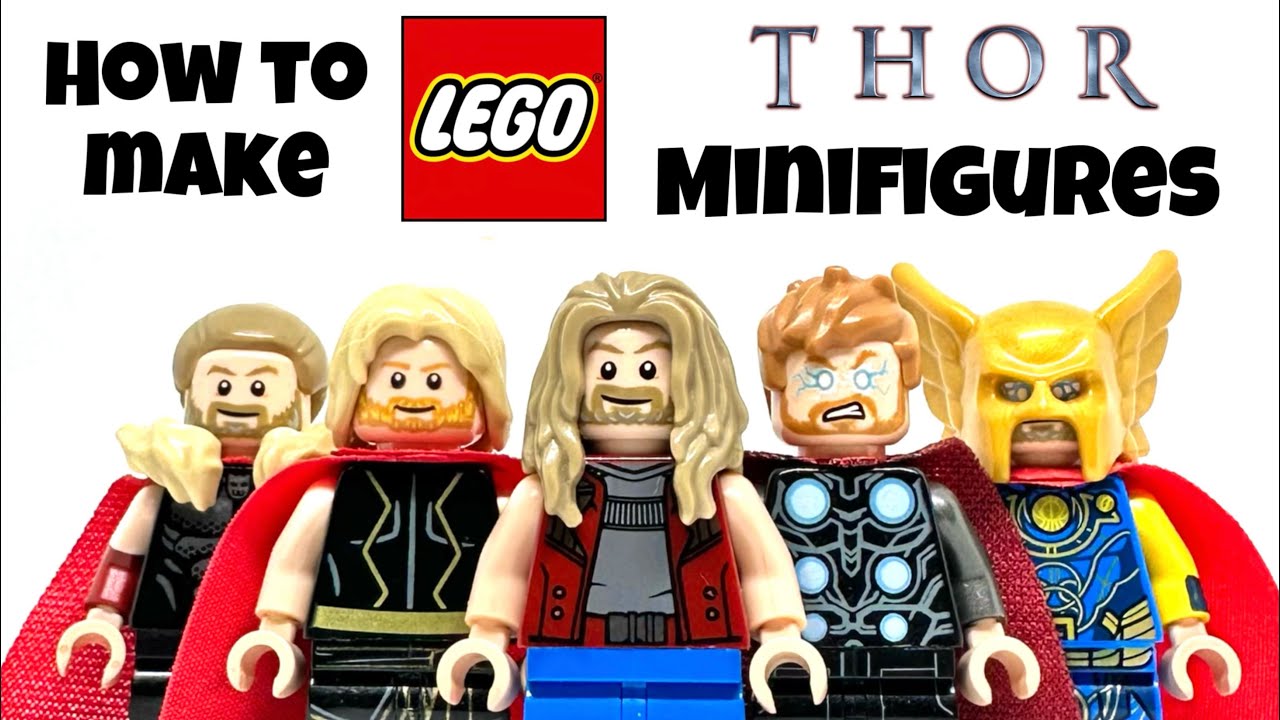 How To Build & Upgrade LEGO Thor Minifigures! (Part 2) - YouTube