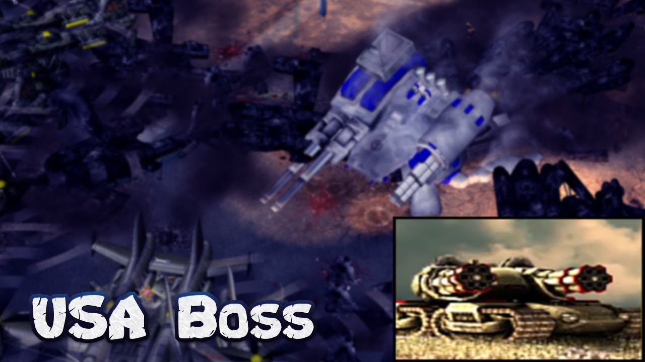 C&C Contra X Beta Tank Generals Challenge #5 vs USA Boss General [Hard ...