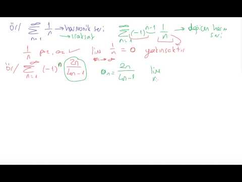 44) Kalkülüs 2 -  değişen seriler ve değişen seriler testi