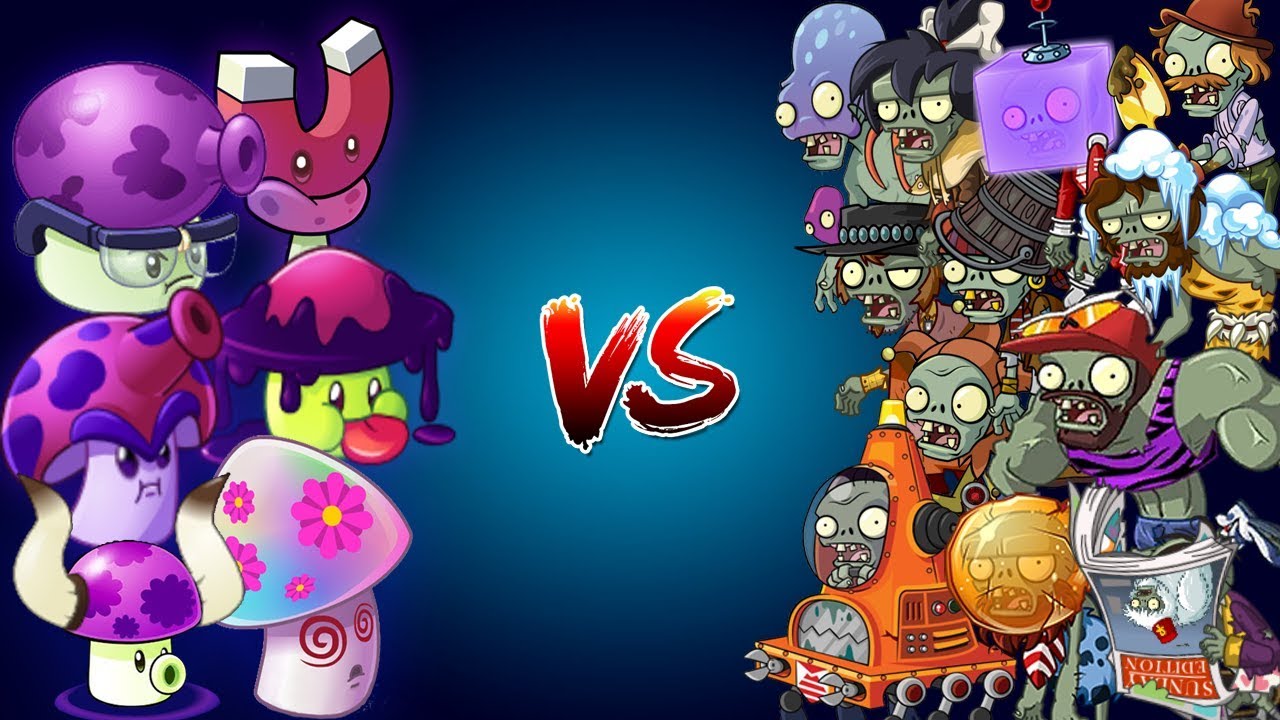 Plants vs Zombies 2 - Todas las Setas vs Todos los Zombis - YouTube