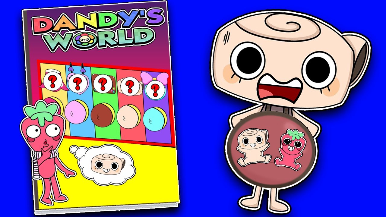 Making DANDY'S WORLD Game Book + (Shelly Squishy) DIY - YouTube