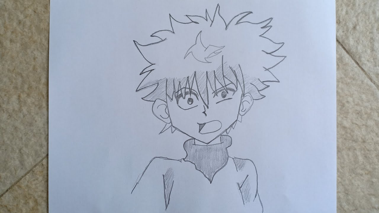 how to drawing KILUA ZOLDYK from X Hunter - YouTube