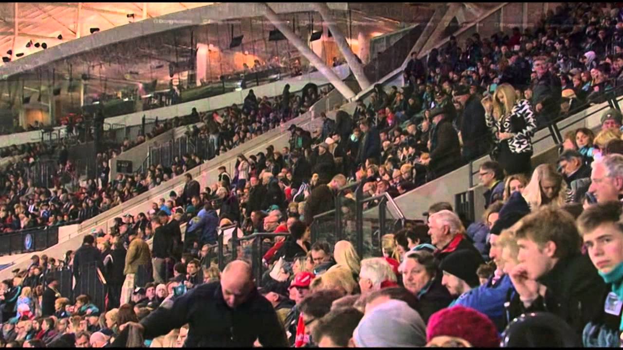 Port Power fans leaving early - YouTube
