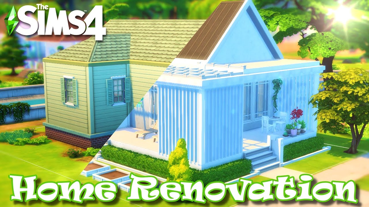 Streamlet Single Renovation || || The Sims 4 Speed Build - NO CC - YouTube