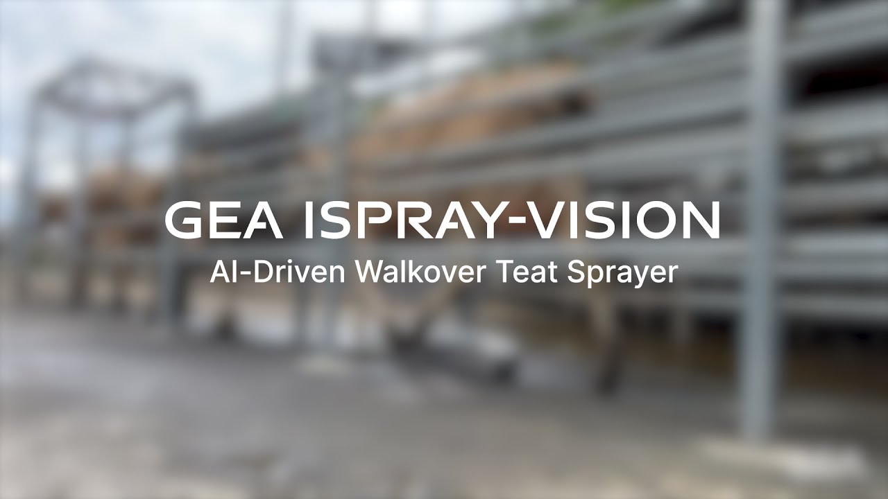 GEA iSPRAY-VISION Walkover Teat Sprayer - YouTube