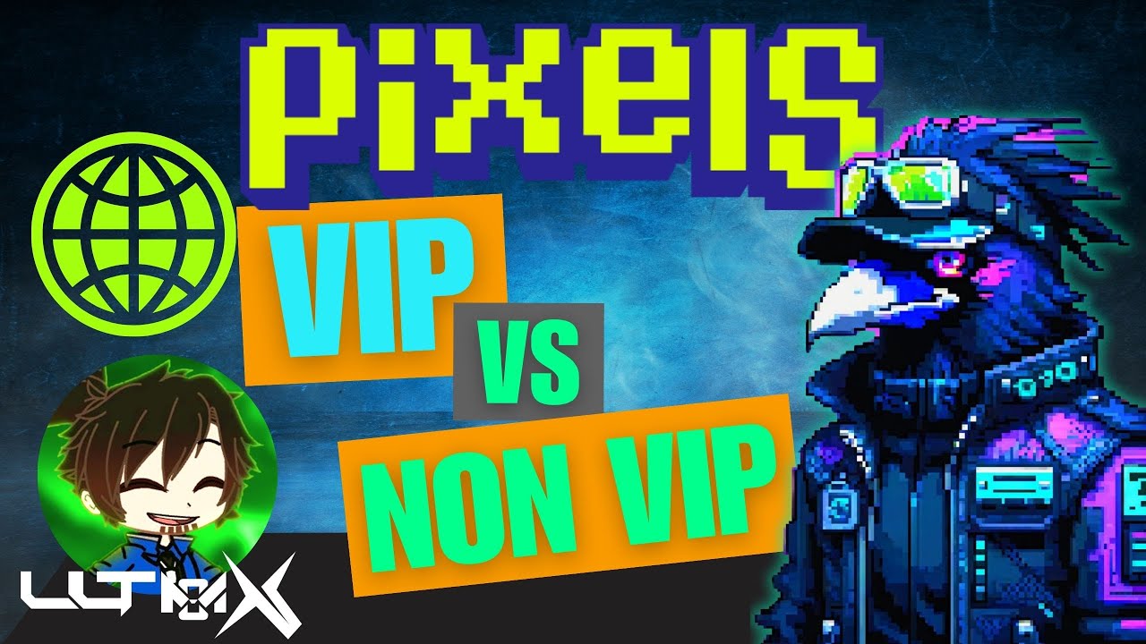 Pixels VIP vs NON VIP Summary for Players Old and New | Watch Now ...
