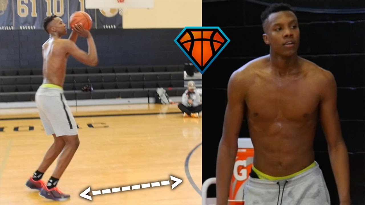 6'8 Louis King Shot The Lights Out in 1on1 Drill!! | Top25 Junior Ready ...