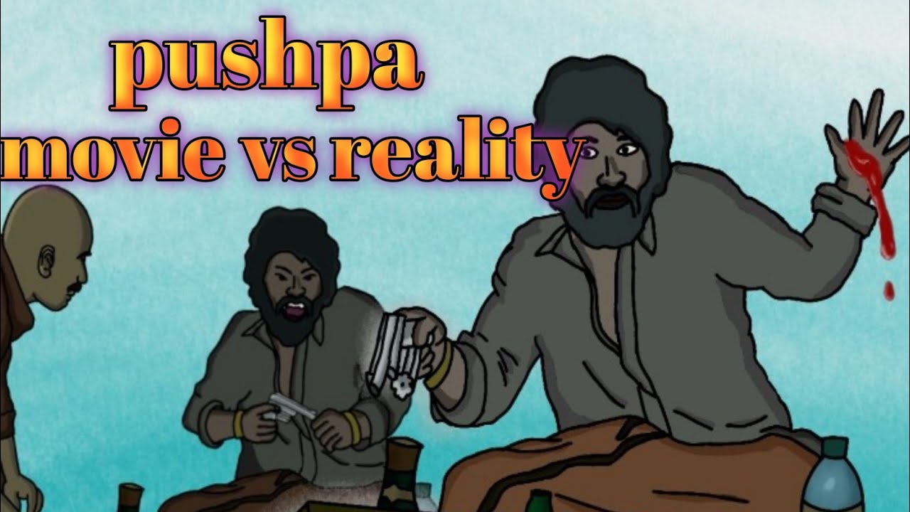 pushpa movie scene vs reality||funny animated video with puspa||#part4 ...