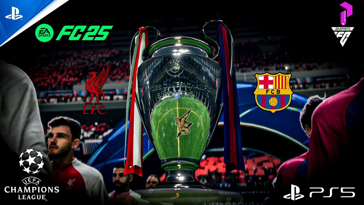| PS5 FC25 | UCL FINAL Liverpool vs Barcelona ft. Jota, Ronaldo, Messi ...