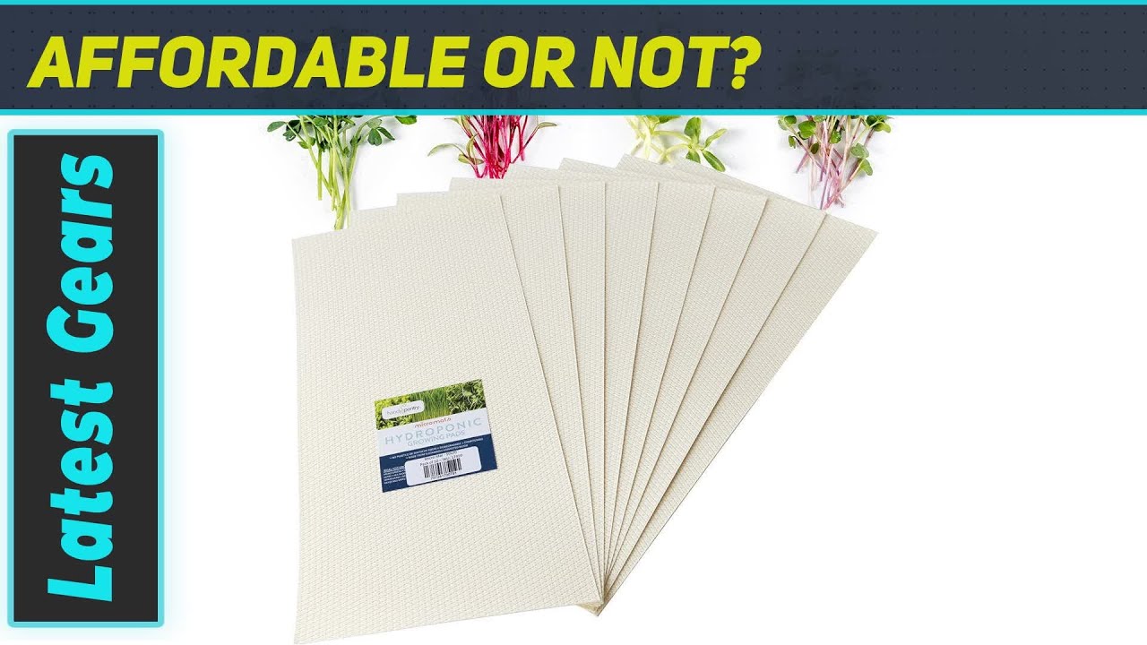 Micro-Mats Hydroponic Grow Pads - Best for Organic Seed Germination and ...