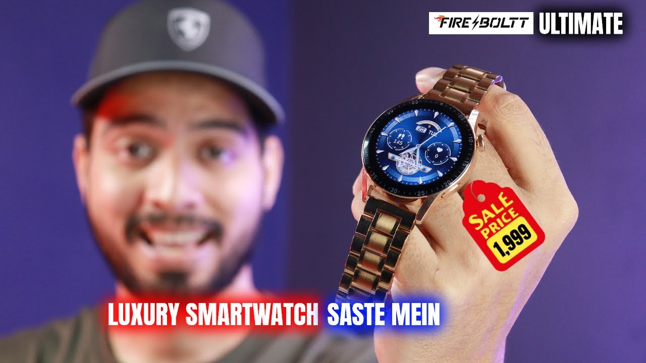 Fire-Boltt Ultimate Budget LUXURY SmartWatch Under Rs 2000 *UNBOXING ...