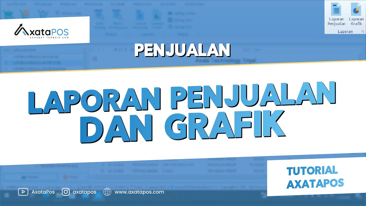 #53 LAPORAN PENJUALAN DAN GRAFIK - Tutorial AxataPOS - YouTube