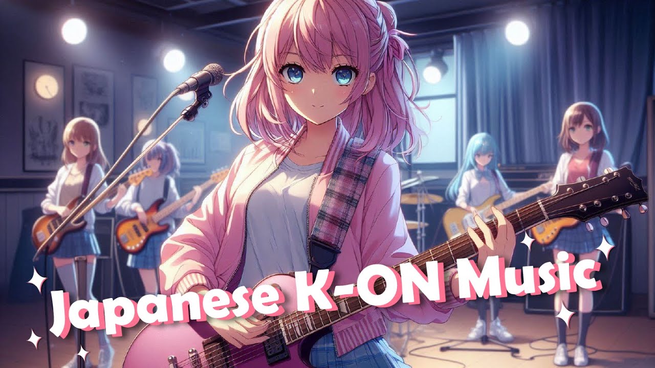 K-ON! Inspired Japanese Light Music | Relaxing Anime Instrumental BGM ...