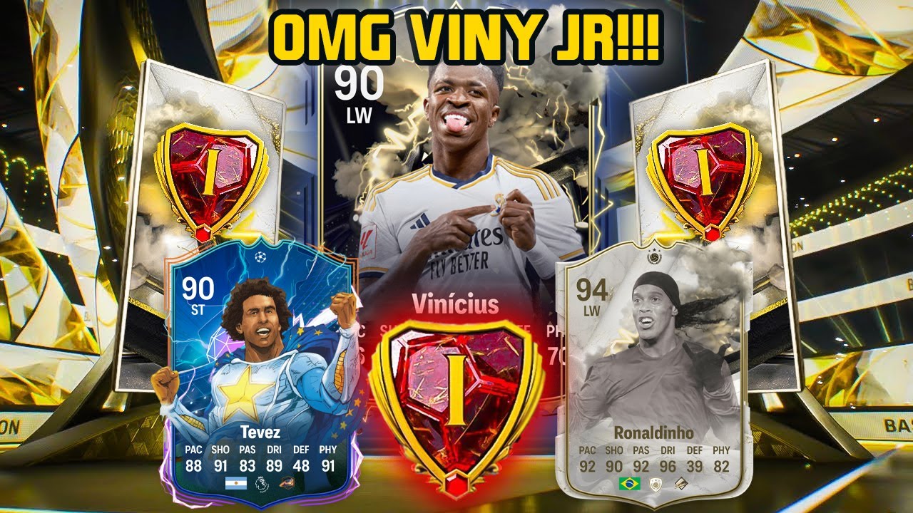 OMFG I PACKED VINY JR!! 😱 2x RANK 1 FUT CHAMPIONS REWARDS & UCL Hero ...