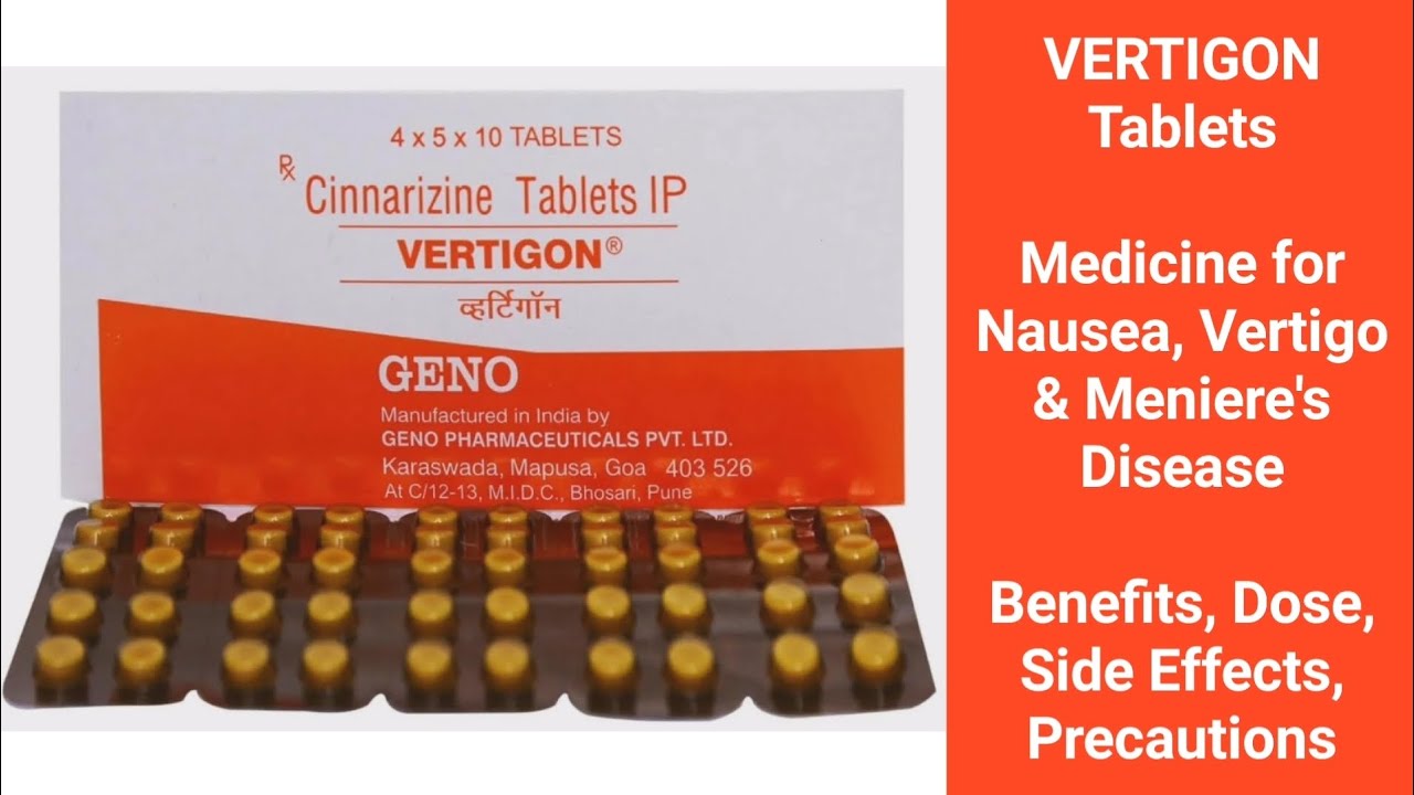 Vertigon Tablets | Medicine for Motion Sickness | MedPharma 24x7 - YouTube