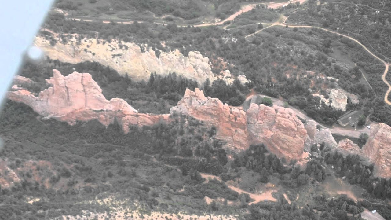 Flying above Colorado Springs - YouTube