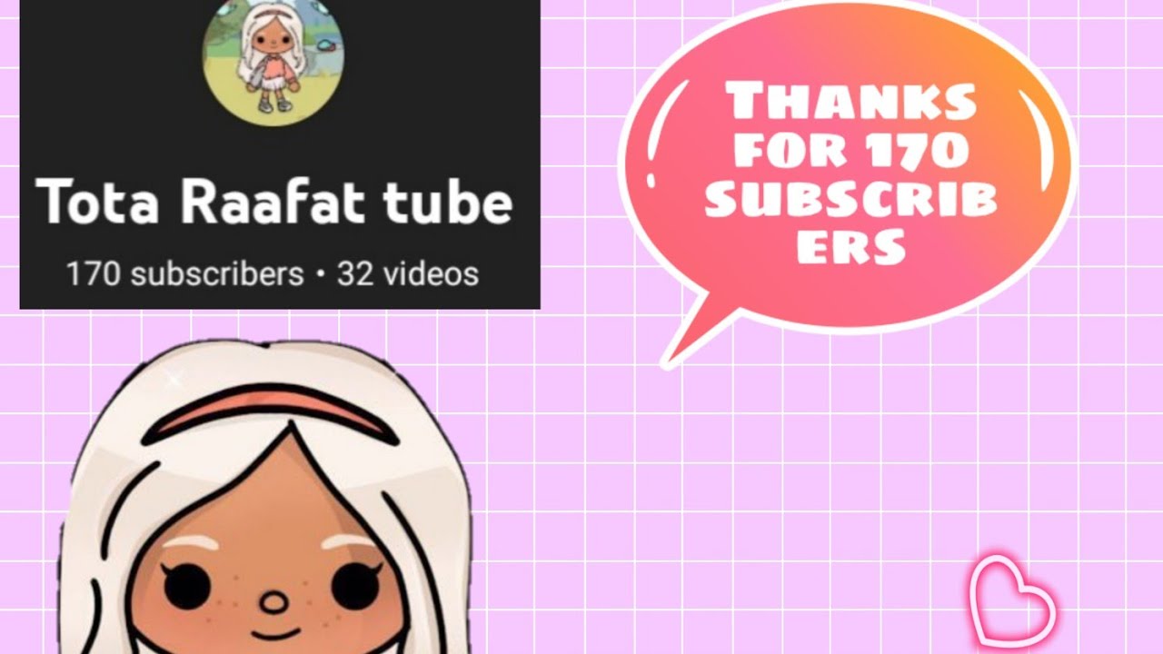 Thanks for 170 subscribers - YouTube