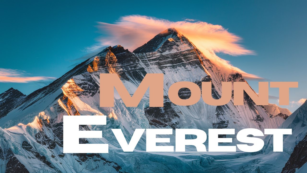 The vast drone view of Mount Everest in 4K! - YouTube
