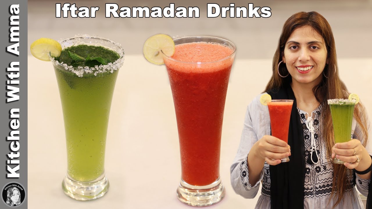 Iftar Ramadan Drinks Recipe | Kitchen With Amna - YouTube