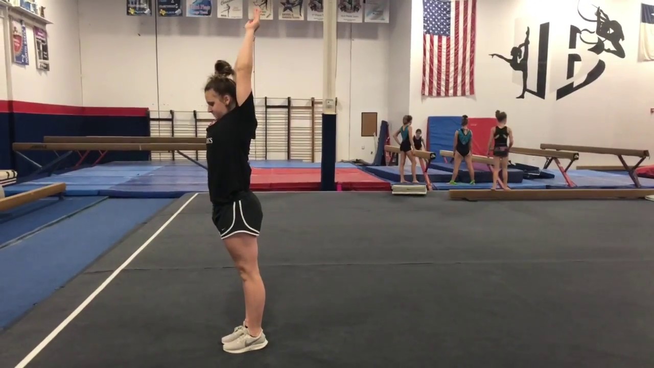 Addy W 2019 - Back Tuck (spring floor progressions) - YouTube