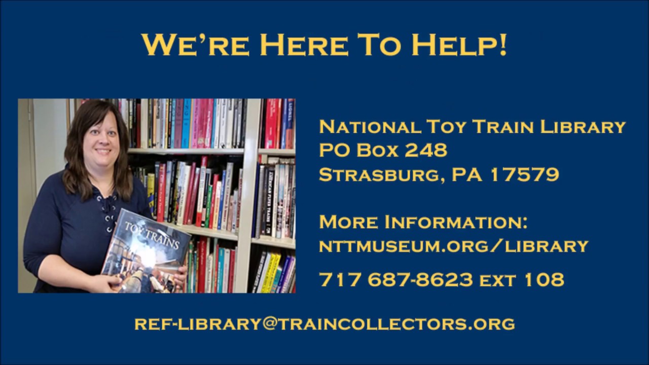 National Toy Train Library - YouTube