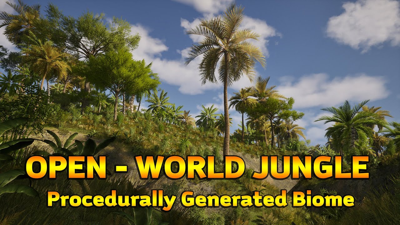 Procedural Landscape Ecosystem Vol 4 Jungle for UE5 - YouTube
